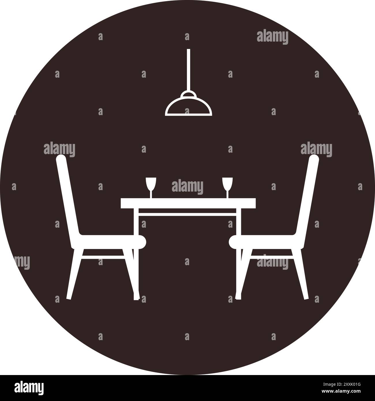 Sitting living dining Stock Vector Images - Alamy