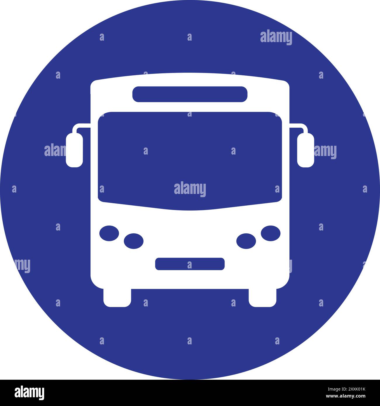 simple design of bus icon Stock Vector Image & Art - Alamy