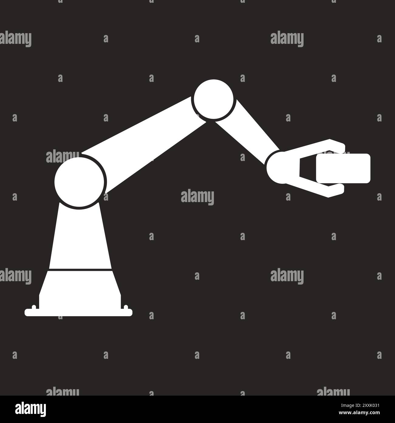 industrial robot icon vector illustration symbol design Stock Vector ...