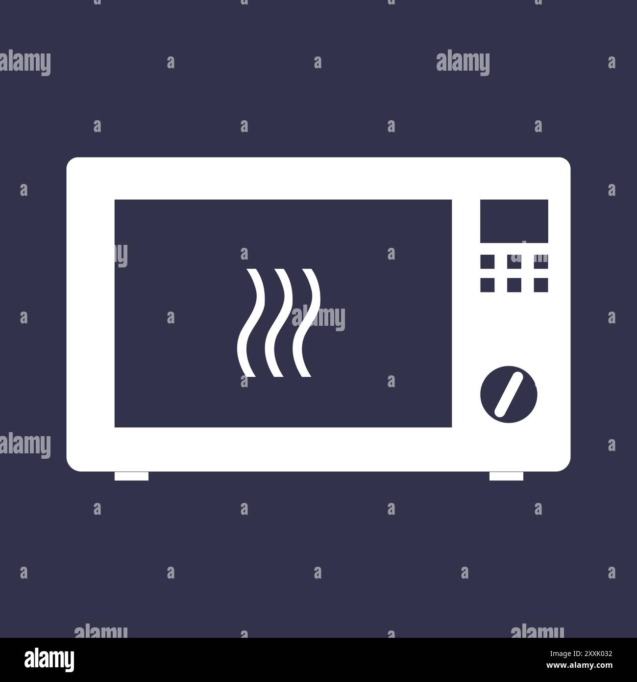 microwave oven icon vector illustration logo design Stock Vector Image ...