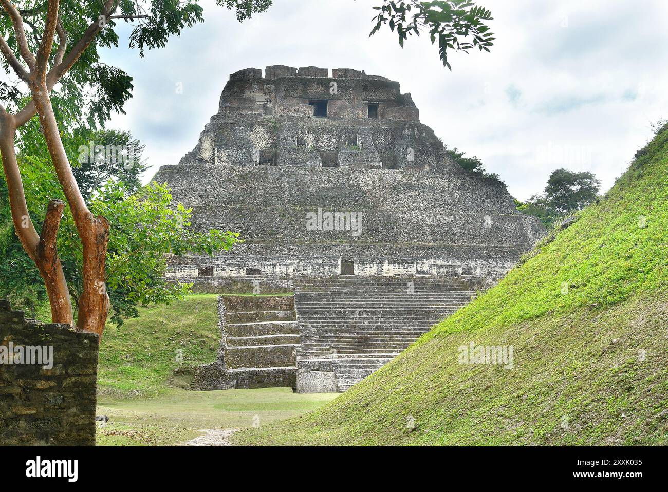 Xunantunich - Ancient Maya archaeological site in western Belize with ...