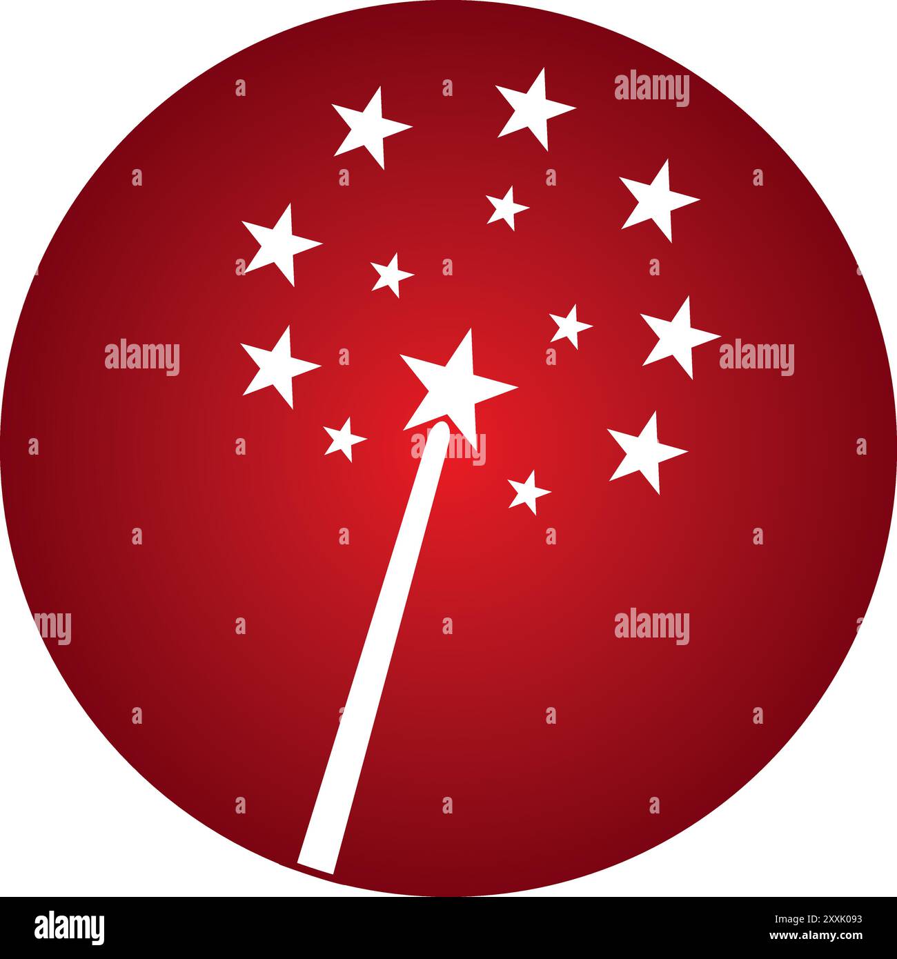 magician stick wizard logo vector illustration Stock Vector Image & Art ...