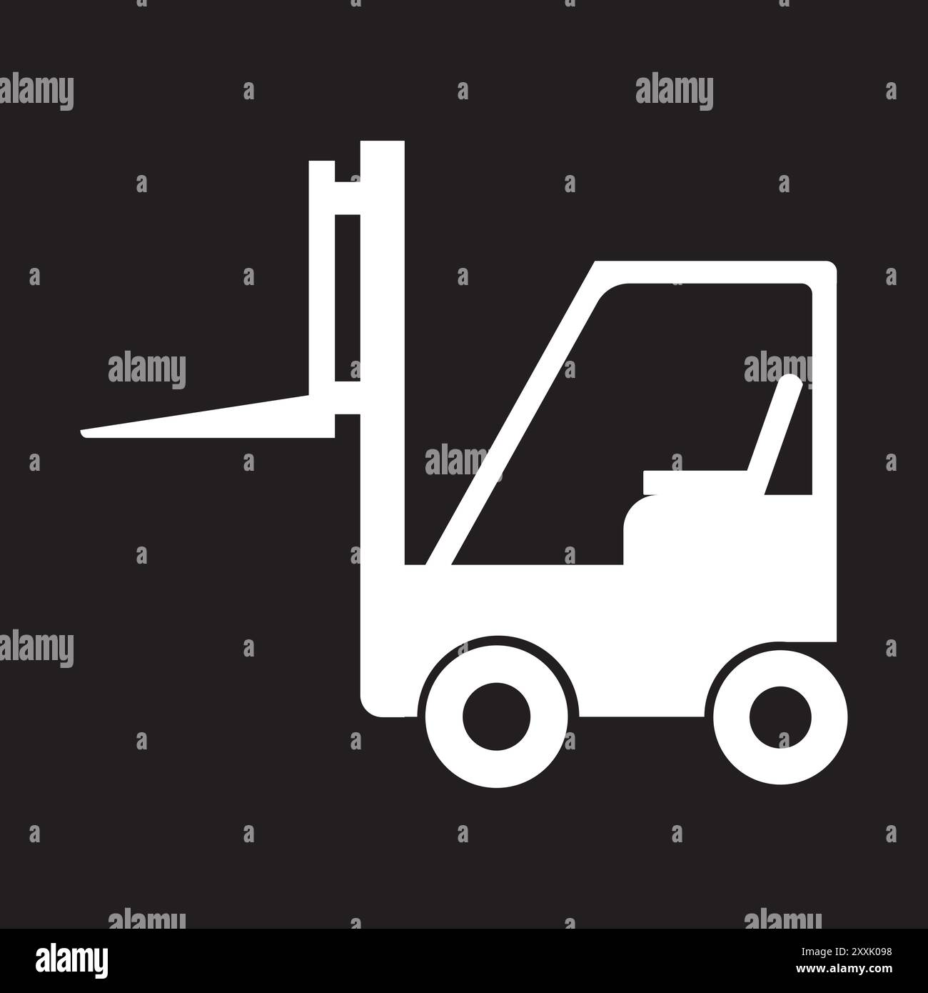 forklift icon vector illustrstion symbol design Stock Vector Image ...