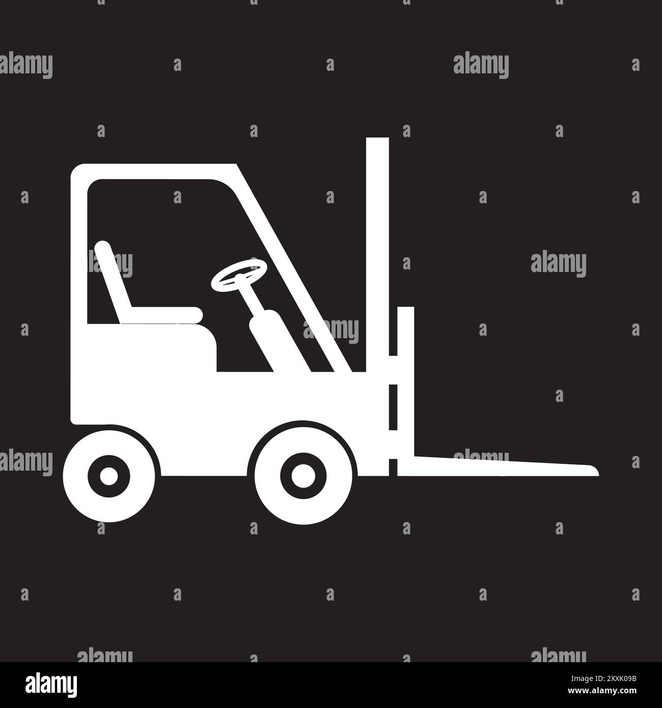 forklift icon vector illustrstion symbol design Stock Vector Image ...