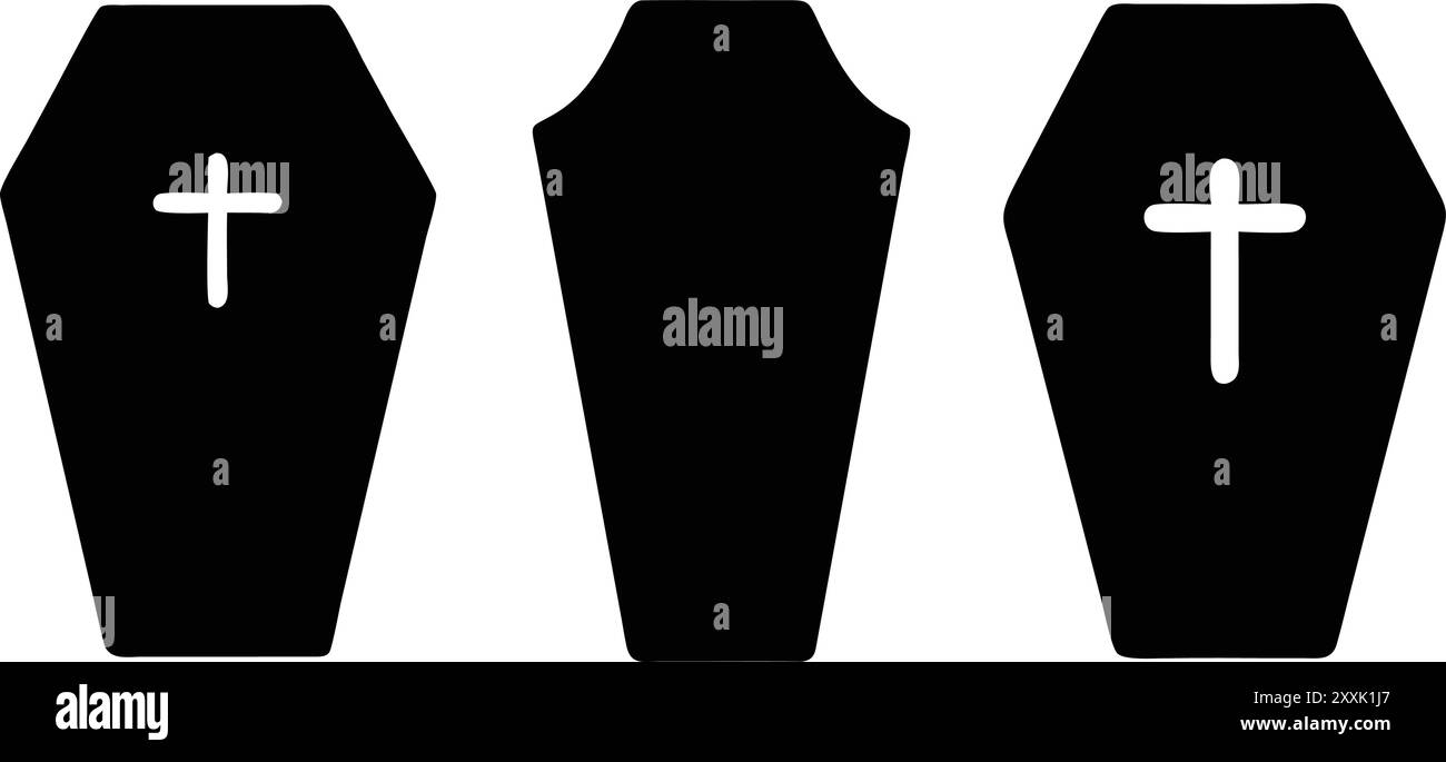 Coffin cartoon Black and White Stock Photos & Images - Alamy