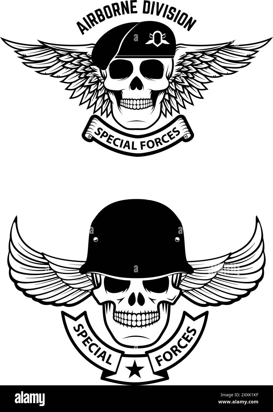 Special Forces Skull Logo Special Forces Skull Vector Images (over