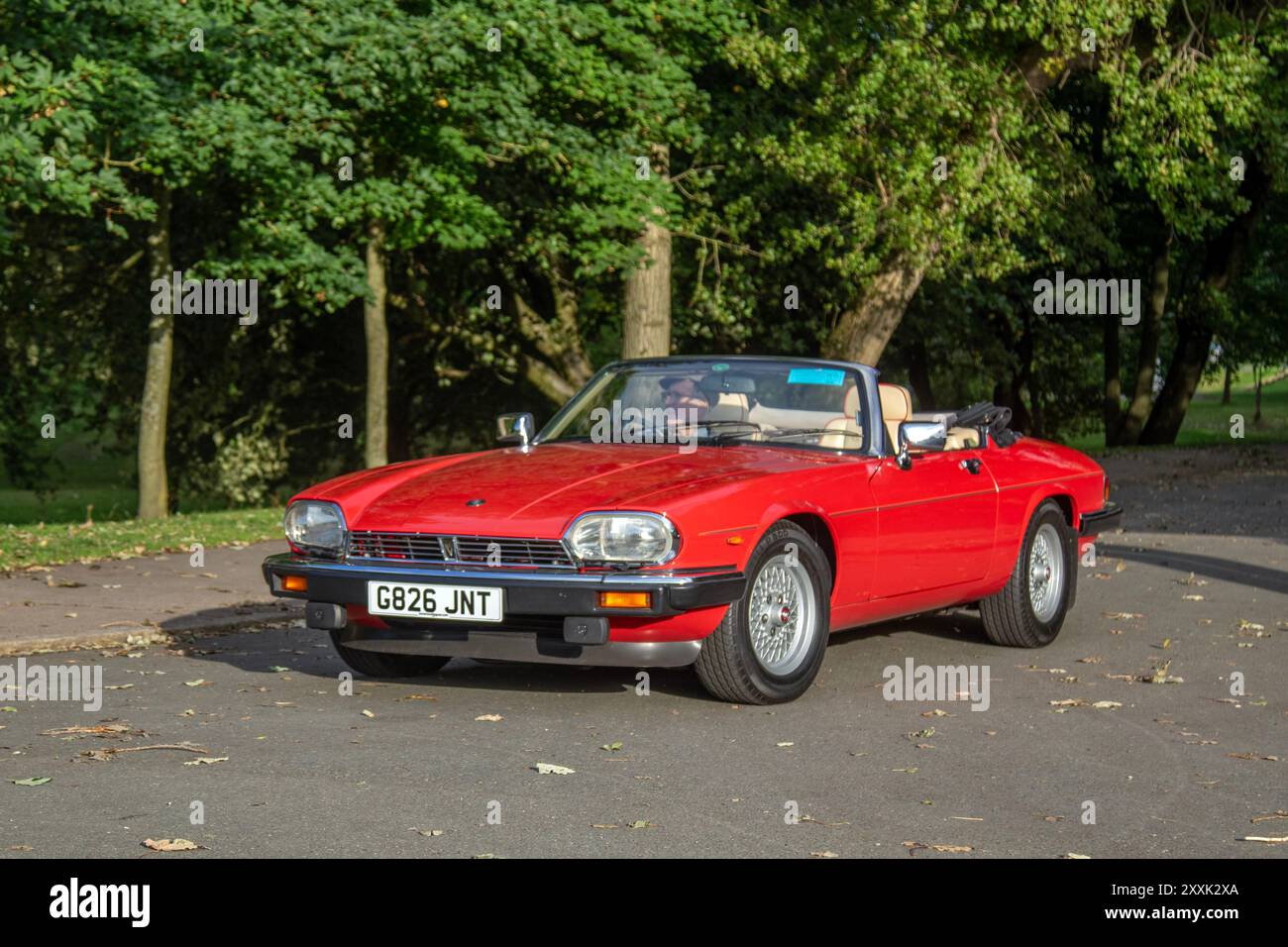 1989 80s eighties Red Jaguar Xj-S convertible; Classic and Vintage cars ...