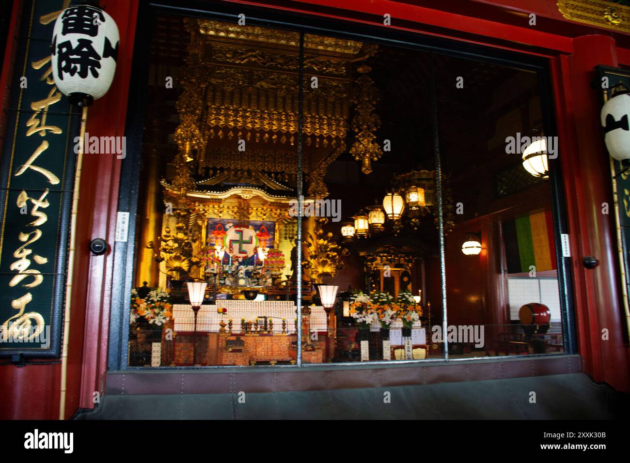 Bodhisattva Kannon or Avalokiteshvara in Sensoji antique temple or ...