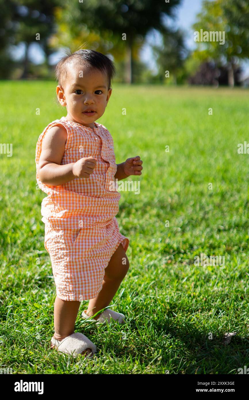 Baby Walking Alone Clipart