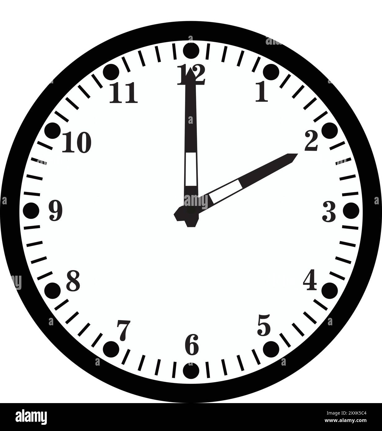 Vector Watch 2:00 Stock Vector Image & Art - Alamy
