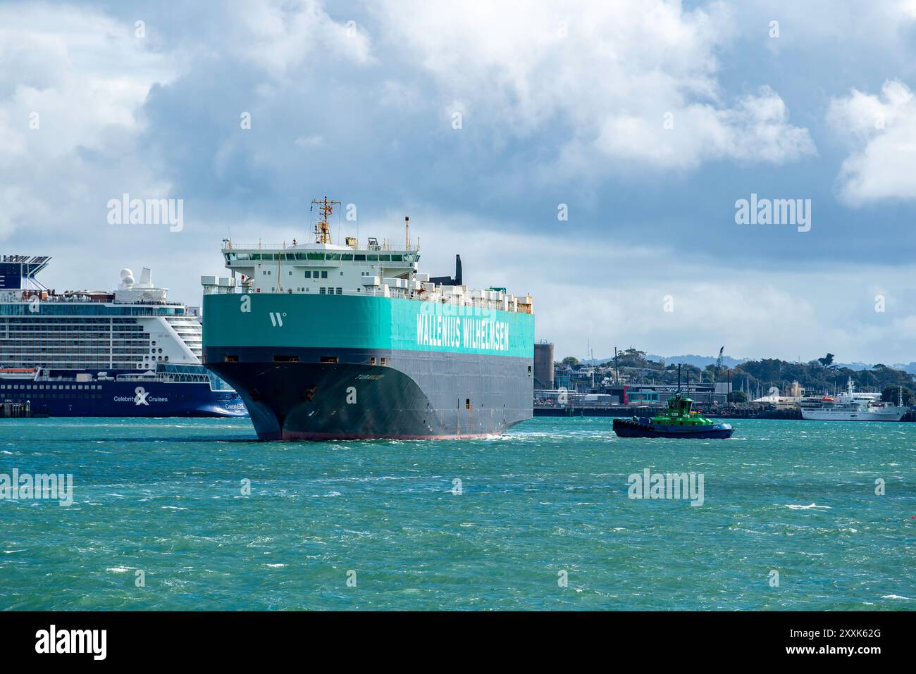 The 56000 Gross Tonne Wallenius Wilhelmsen Pure Car Truck Carrier ship ...