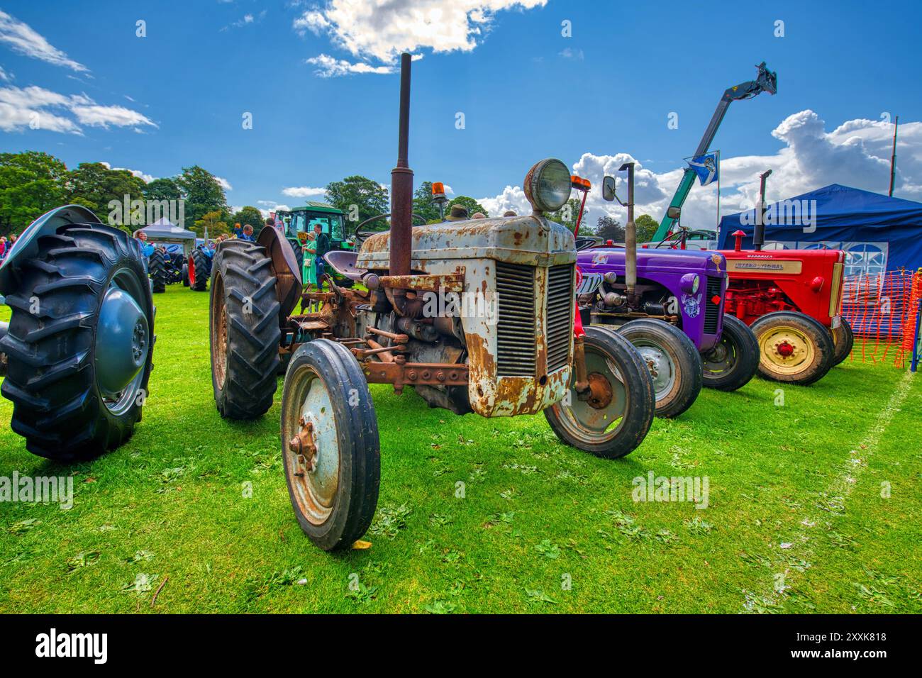 Vintage tractors, The Perth Show 2024 Stock Photo - Alamy