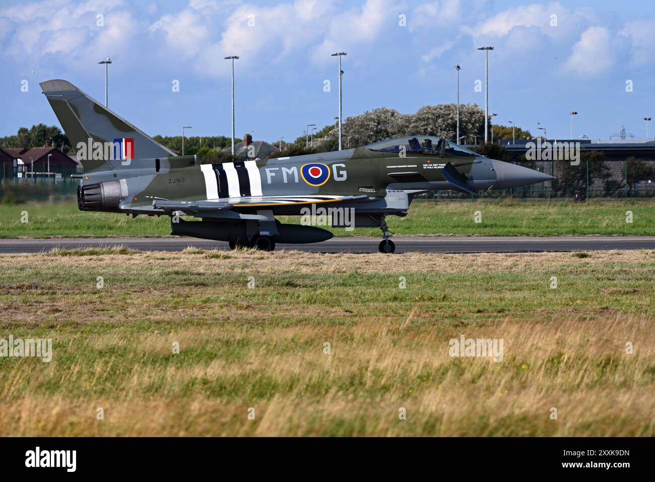 RAF Typhoon Display Blackpool Airshow 2024 Stock Photo - Alamy