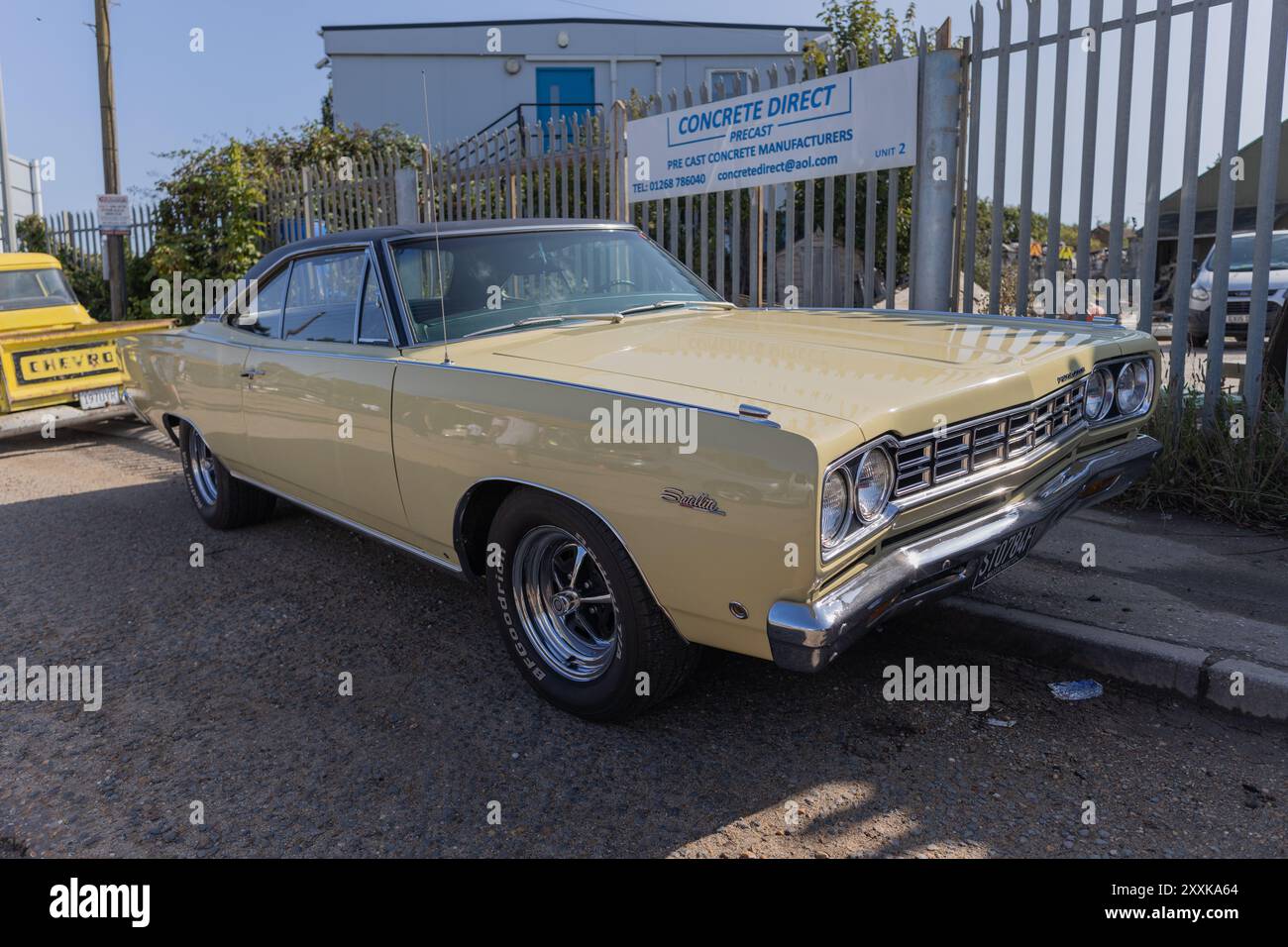 Rayleigh, UK. 25th Aug, 2024. American car and truck meet at Farm Fresh ...