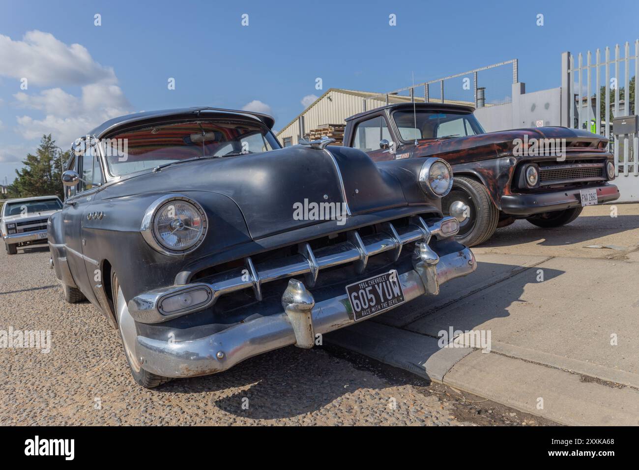 Rayleigh, UK. 25th Aug, 2024. American car and truck meet at Farm Fresh ...