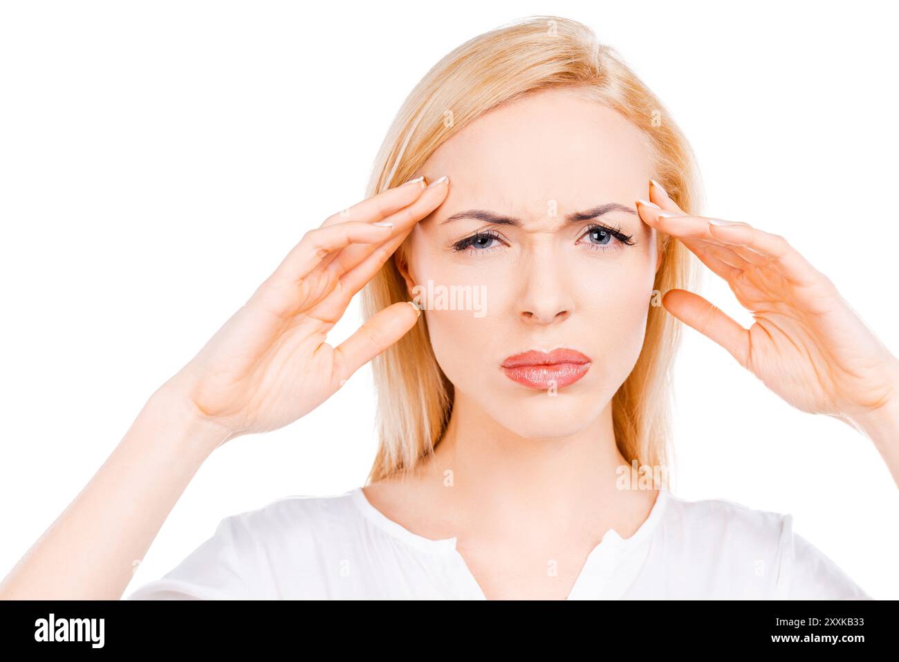 Mature caucasian woman terrible hi-res stock photography and images - Alamy