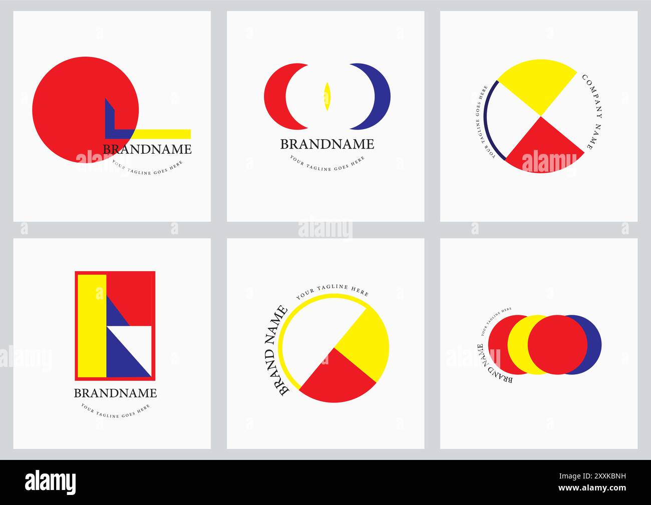 Geometric logos hi-res stock photography and images - Alamy