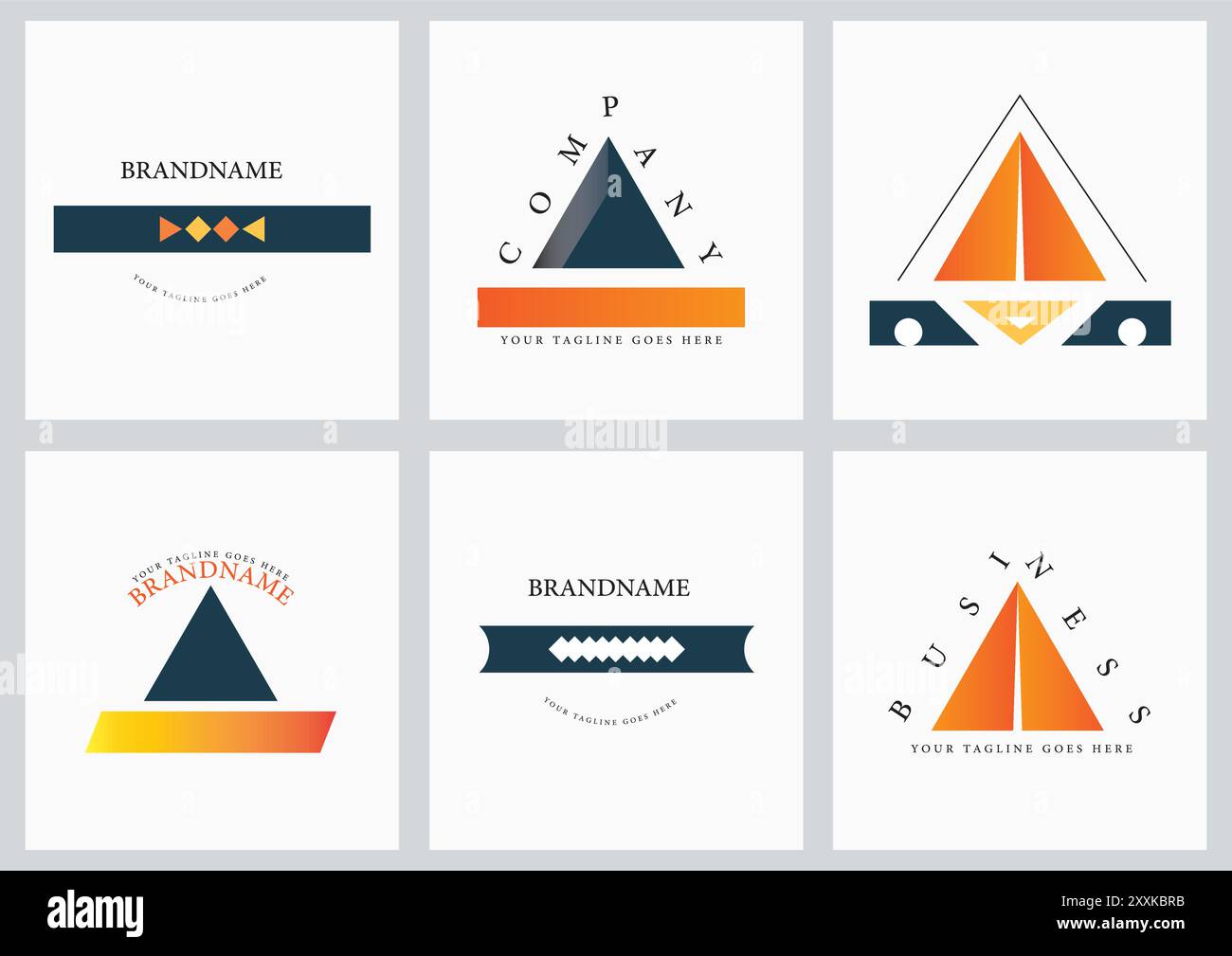 Corporate identity template collection Stock Vector Images - Alamy