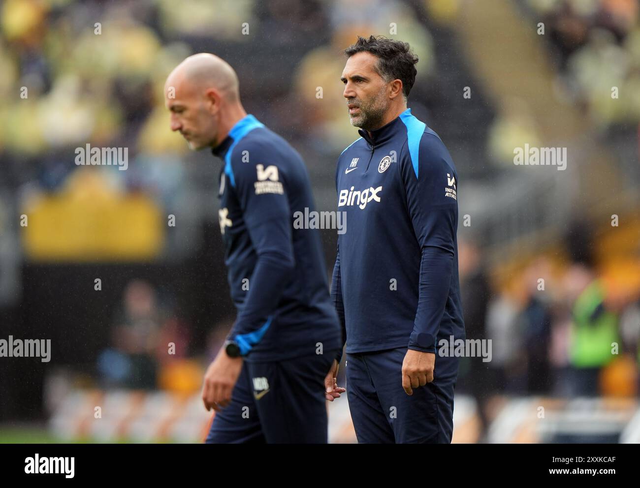 Chelsea goalkeeper coach Henrique Hilario during the Premier League ...