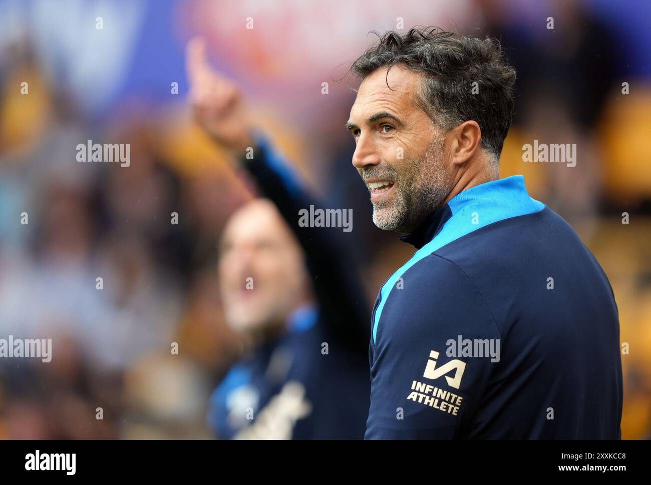 Chelsea goalkeeper coach Henrique Hilario during the Premier League ...