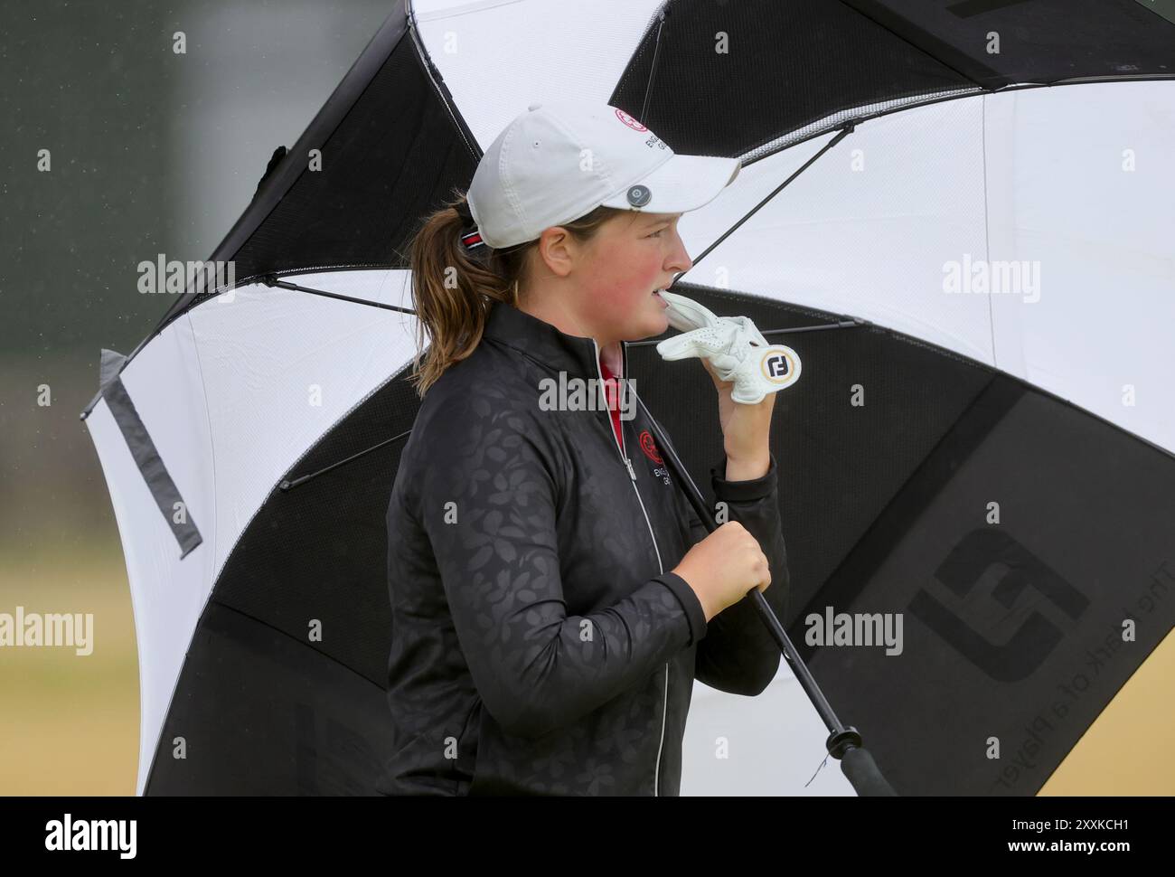 England's Lottie Woad on the second fairway during day four of the 2024 ...