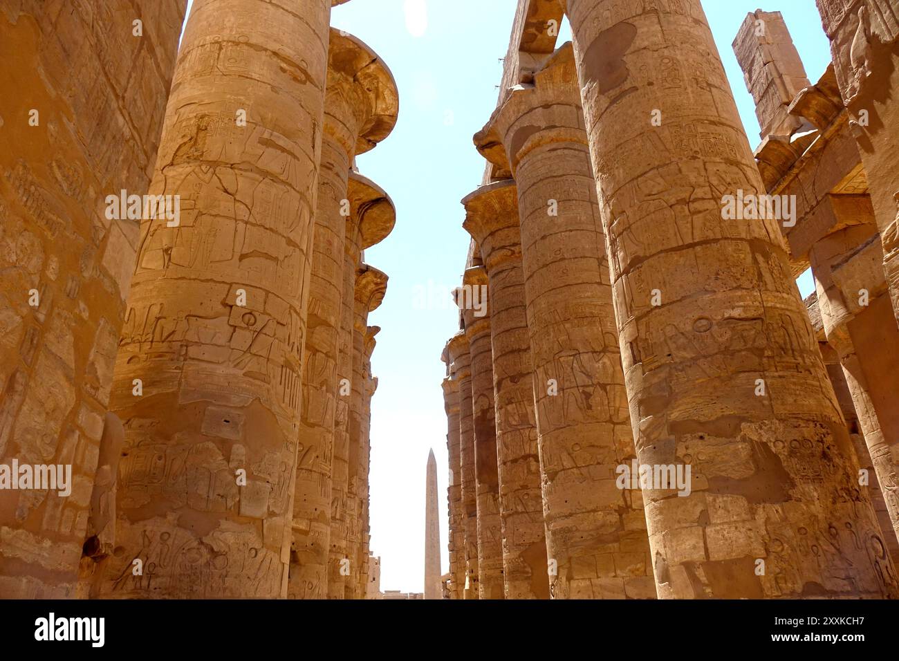 Marvel at the grandeur of the Karnak temple complex in Egypt, where ...