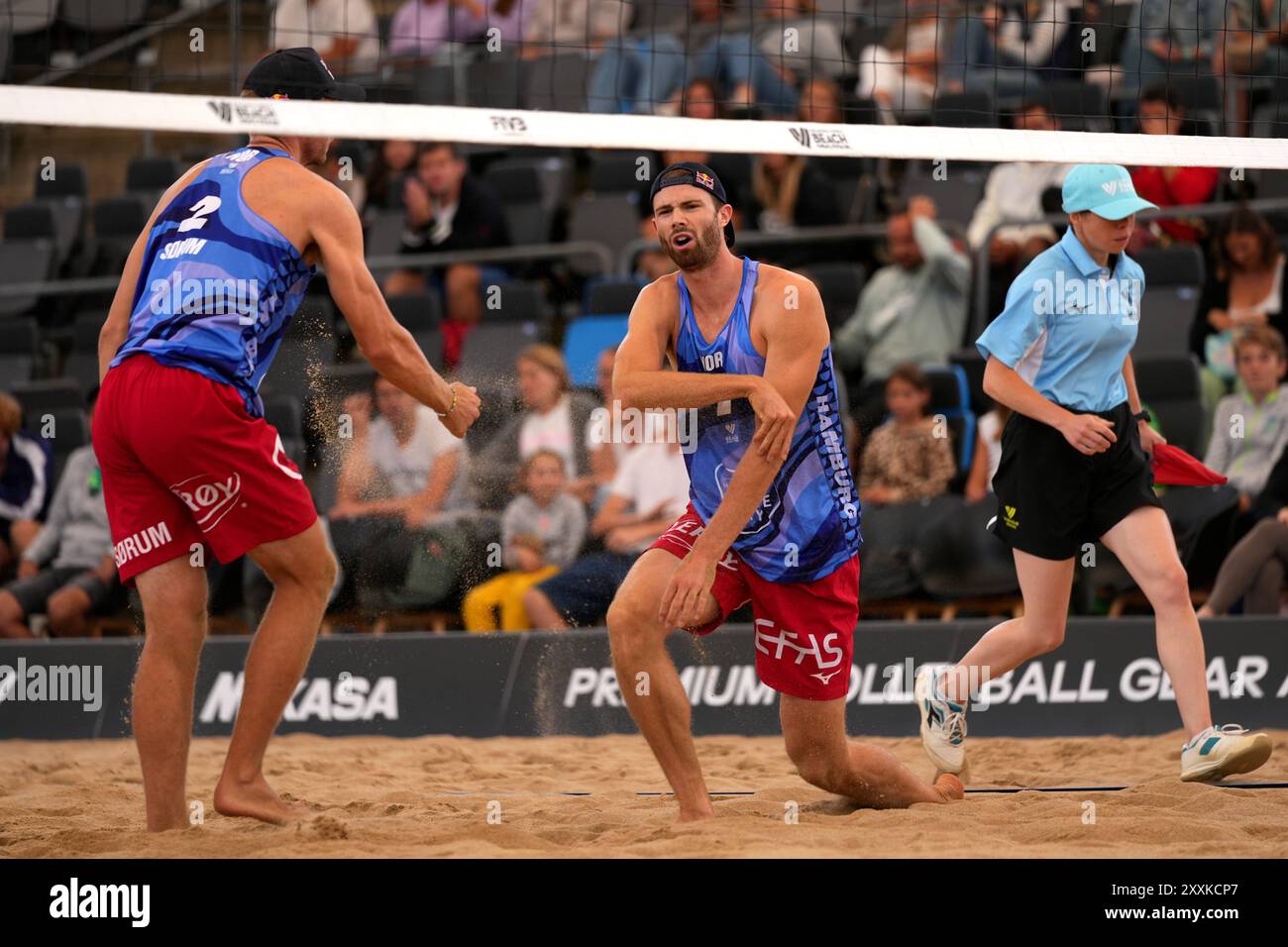 Hamburg, Germany, August 25th 2024: Anders Mol ( Norway ) Christian ...