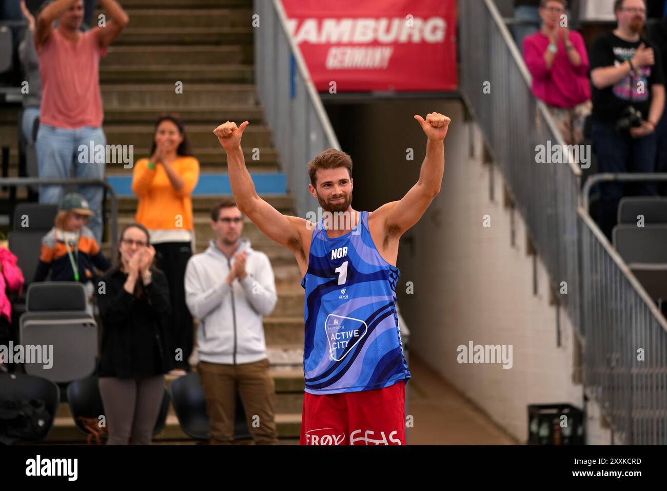 Hamburg, Germany, August 25th 2024: Anders Mol ( Norway ) during the ...