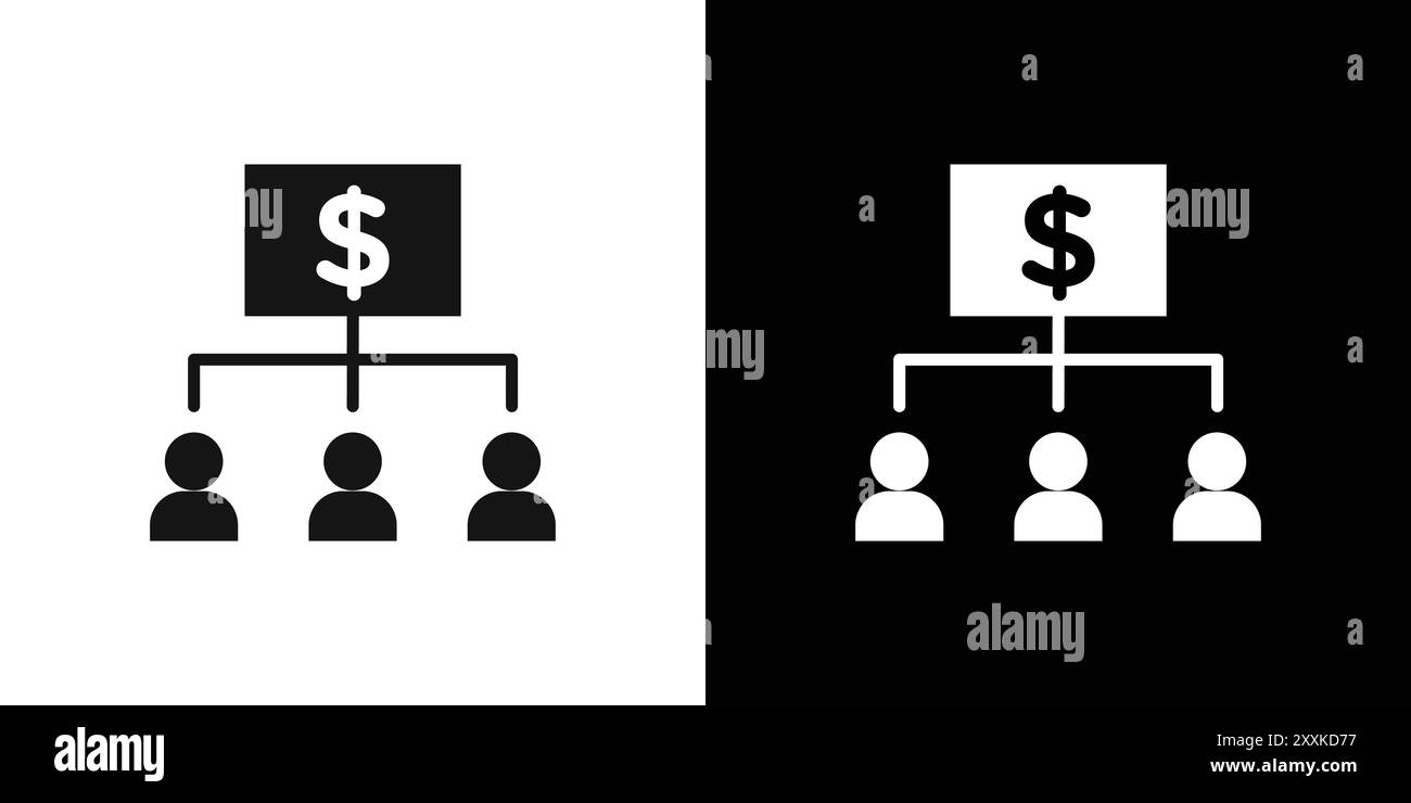 Sales team icon outline Stock Vector Images - Alamy
