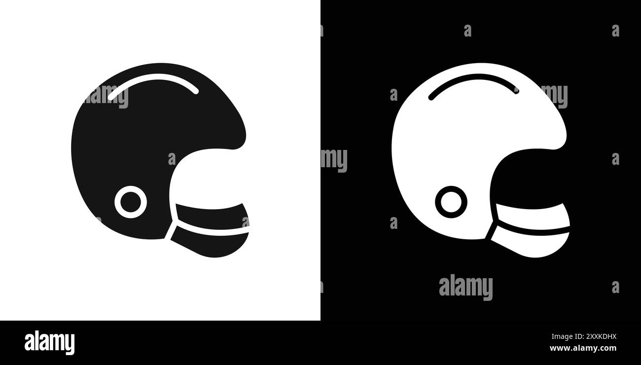 american football player helmet icon logo sign vector outline in black ...
