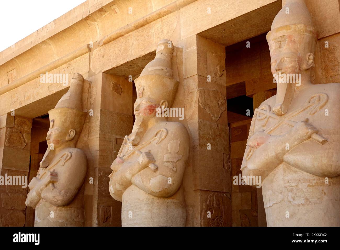 The magnificent ancient statues stand majestically at the Mortuary ...