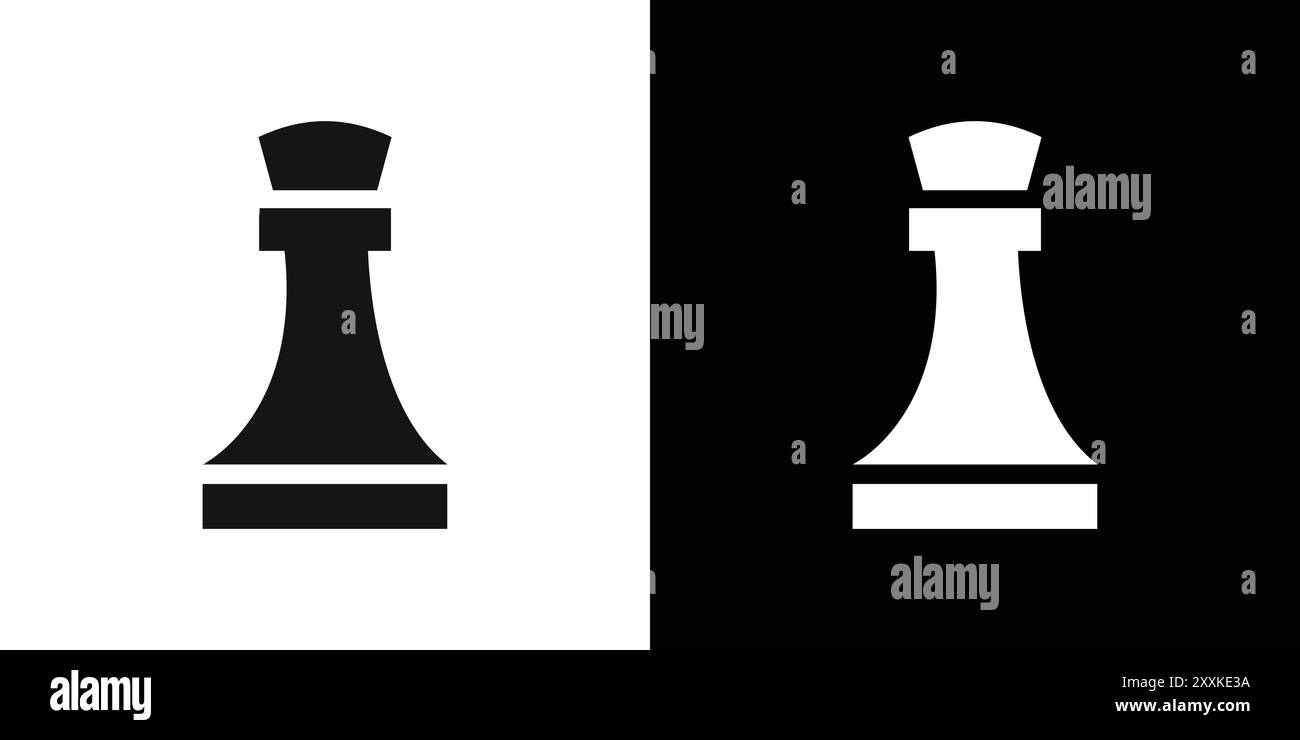 Knight chess outline Black and White Stock Photos & Images - Alamy