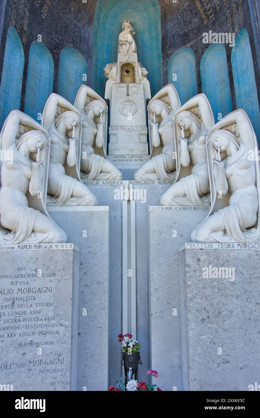 Italian marble cemetary monument Stock Photo - Alamy