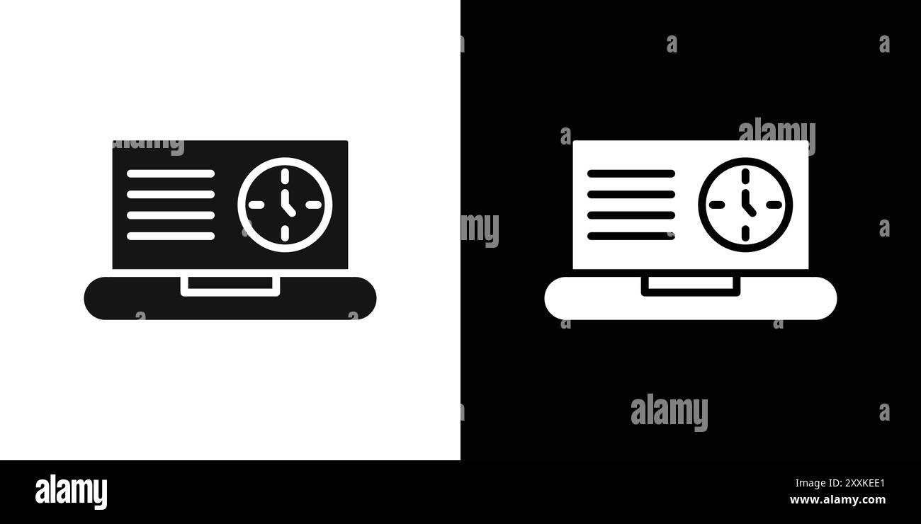 data analysis icon logo sign vector outline in black and white color ...