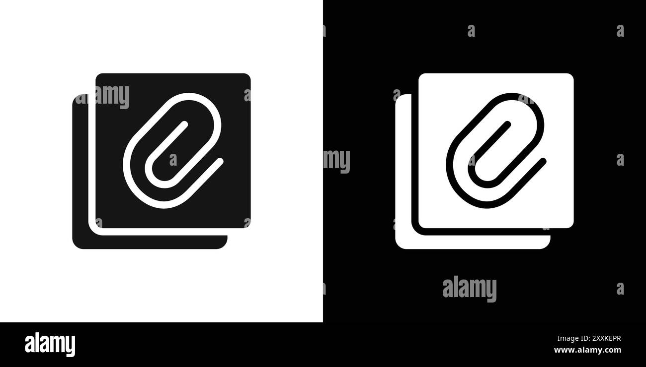 Enclosure icon logo sign vector outline in black and white color Stock ...