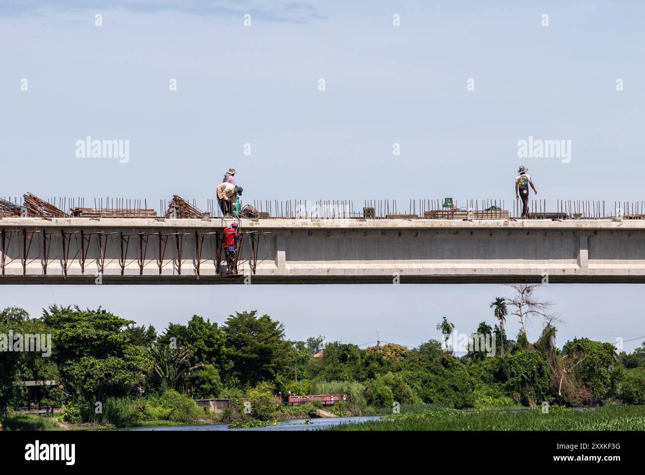 Bridge Construction part 1 Stock Photo - Alamy