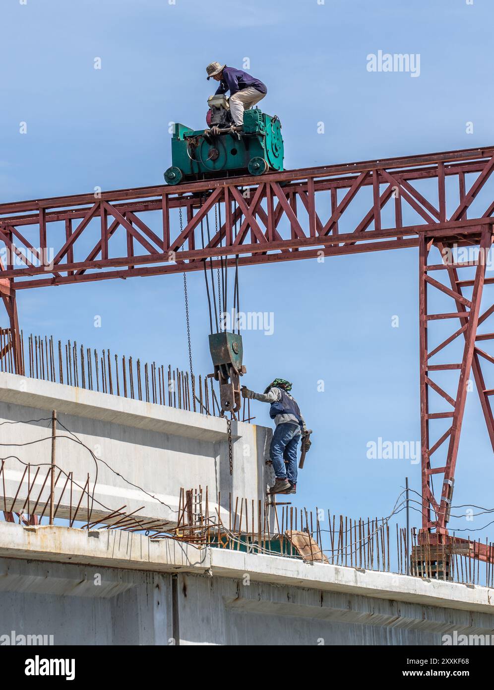 Bridge Construction part 1 Stock Photo - Alamy