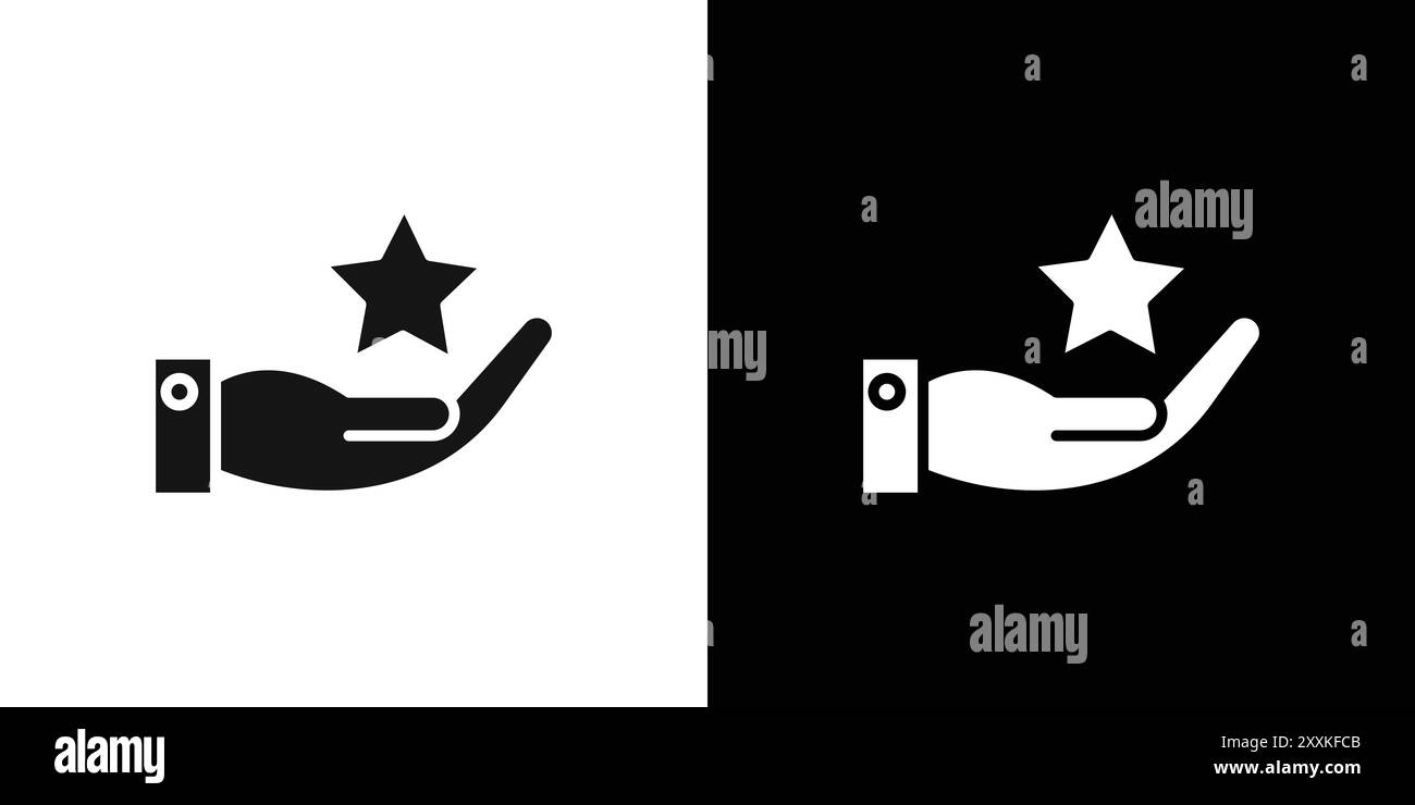 Loyalty Program icon logo sign vector outline in black and white color ...