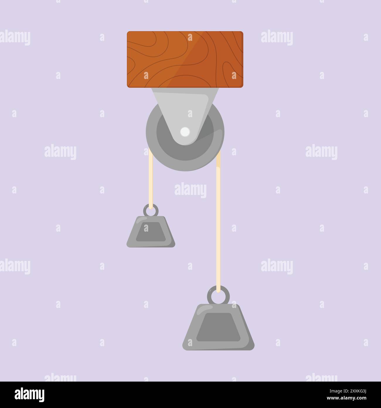 Free body physics vector. weights with rope and pulley experiment ...