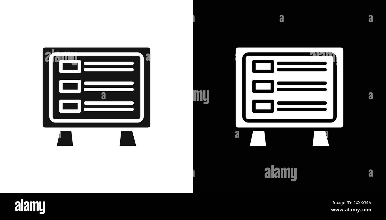 Sidewalk menu chalkboard Stock Vector Images - Alamy