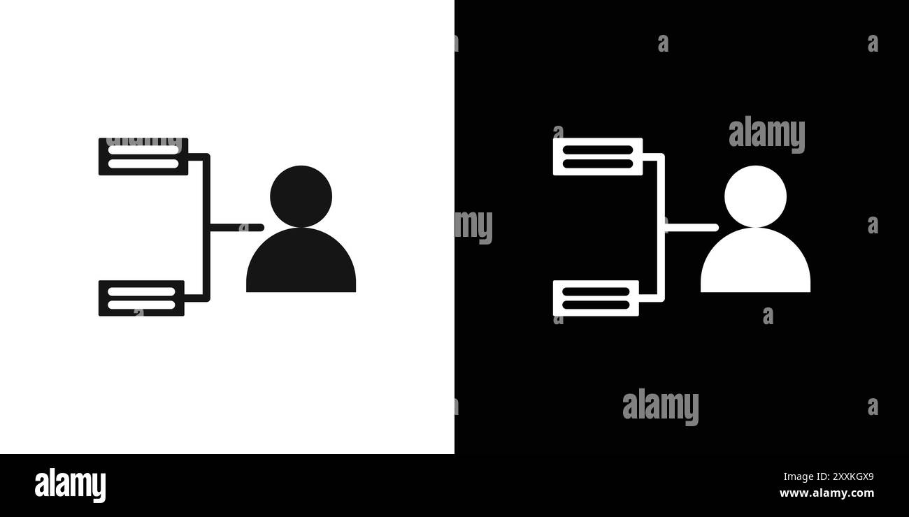 Priority icon logo sign vector outline in black and white color Stock ...