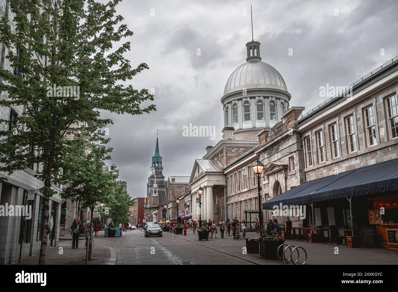 Old Montreal Landmarks, Quebec, Canada Stock Photo - Alamy