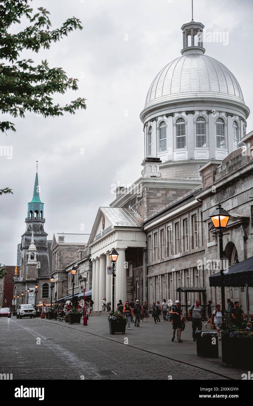 Old Montreal Landmarks, Quebec, Canada Stock Photo - Alamy