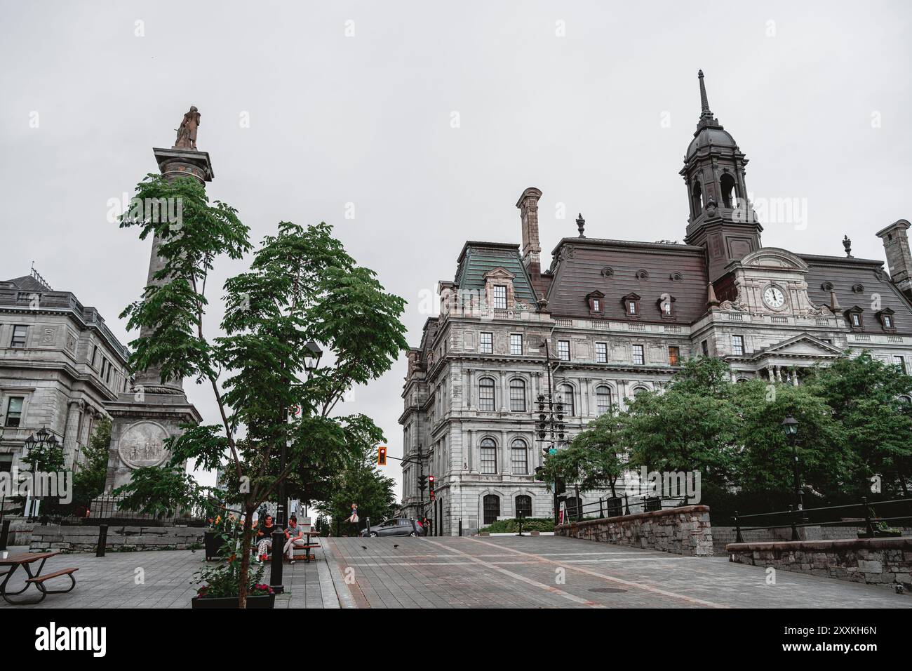 Old Montreal Landmarks, Quebec, Canada Stock Photo - Alamy