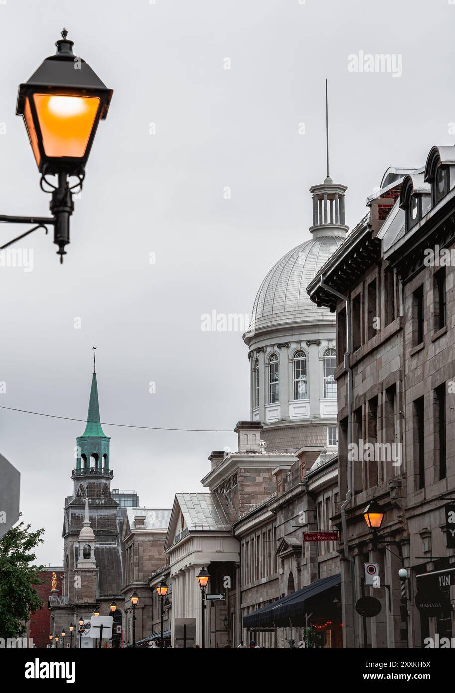Old Montreal Landmarks, Quebec, Canada Stock Photo - Alamy