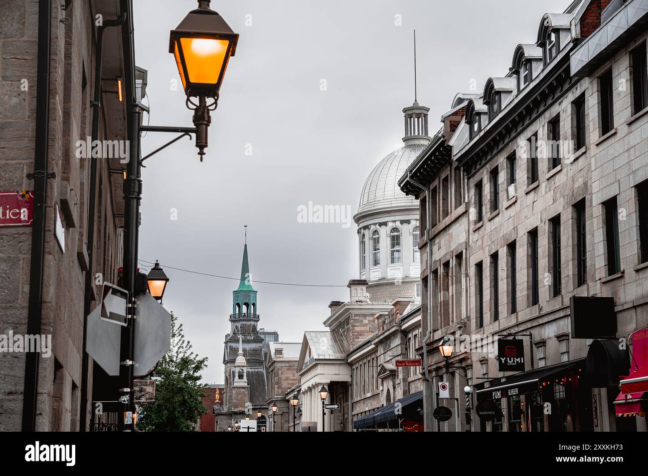 Old Montreal Landmarks, Quebec, Canada Stock Photo - Alamy