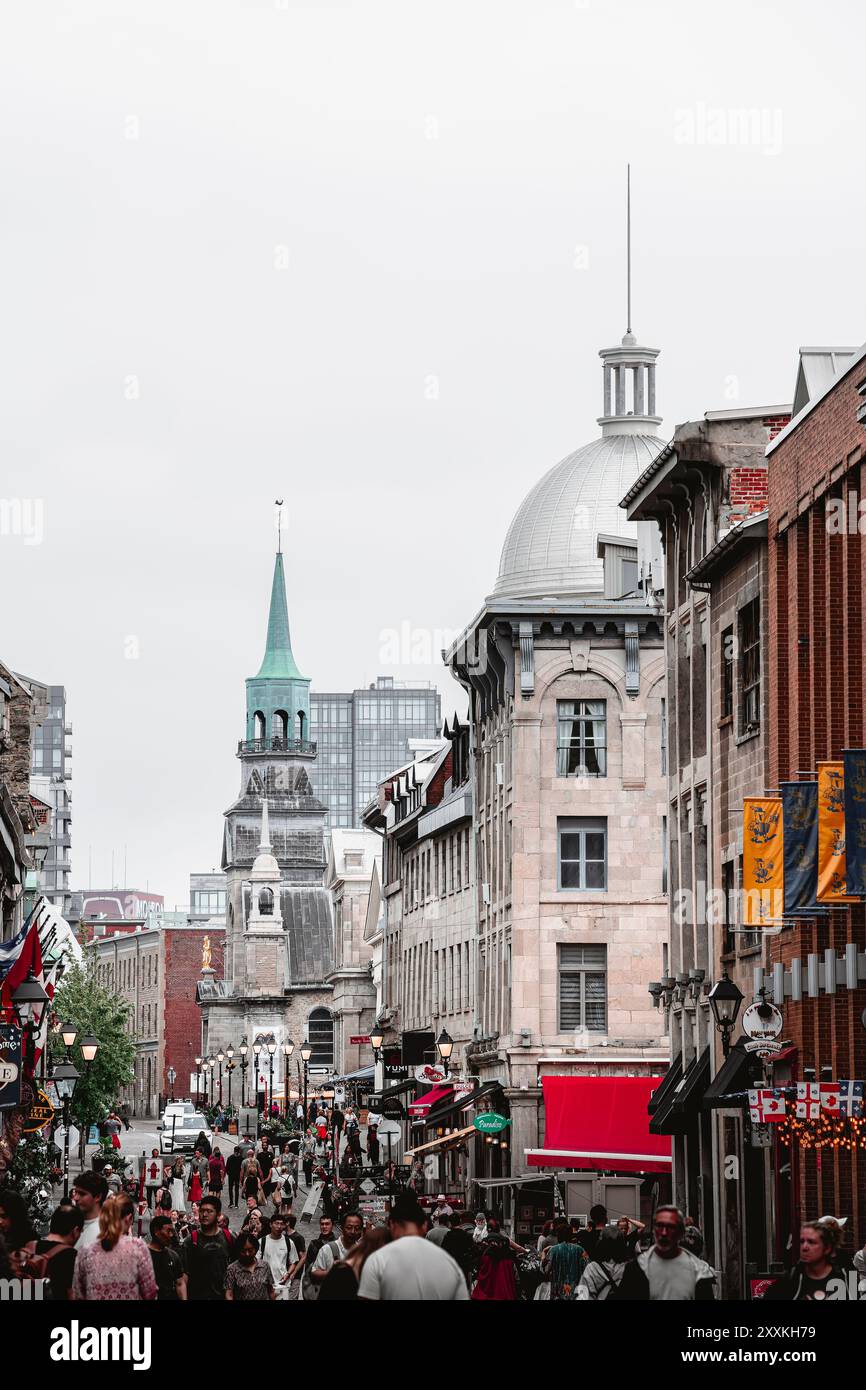 Old Montreal Landmarks, Quebec, Canada Stock Photo - Alamy
