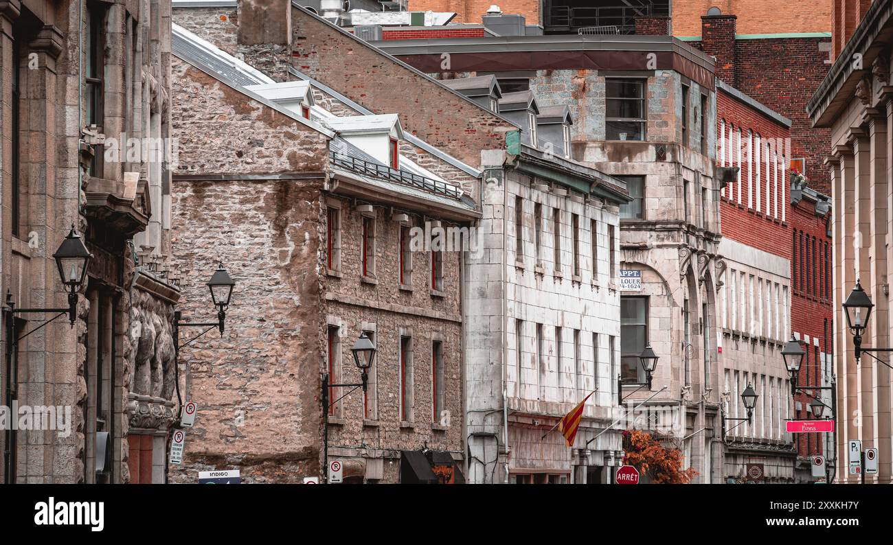 Old Montreal Landmarks, Quebec, Canada Stock Photo - Alamy