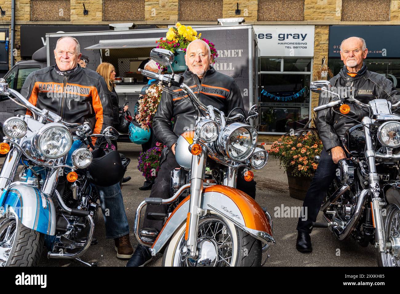 Bradford, UK. 25th Aug, 2024. Shipley Harley Davidson Rally. Hundreds ...
