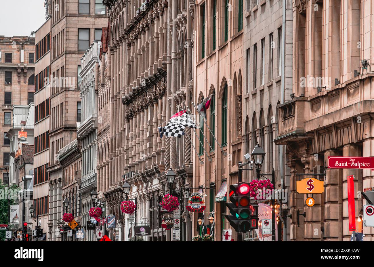 Old Montreal Landmarks, Quebec, Canada Stock Photo - Alamy